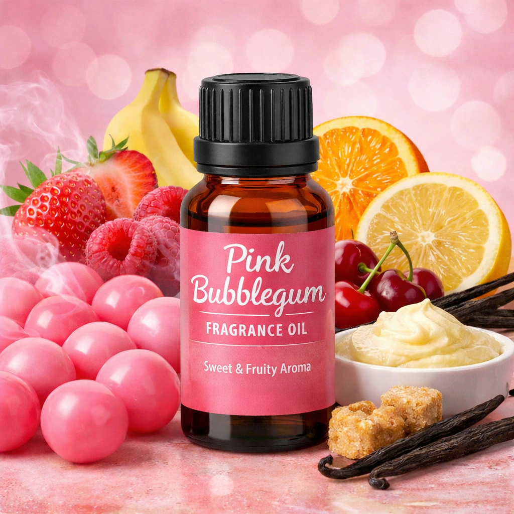 Classic Pink Bubblegum Fragrance Oil - Buy UK & Ireland – Mistral ...