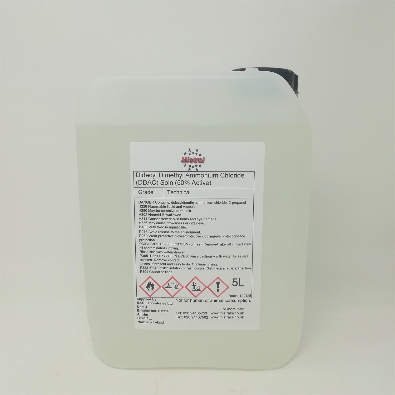 Buy Didecyldimethylammonium Chloride DDAC (C8-10) online UK Ire ...