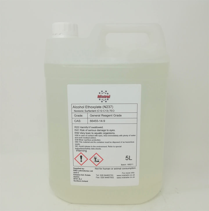Buy Fatty Alcohol Ethoxylate Nonionic surfactant C12-C13 7EO UK & Ire ...